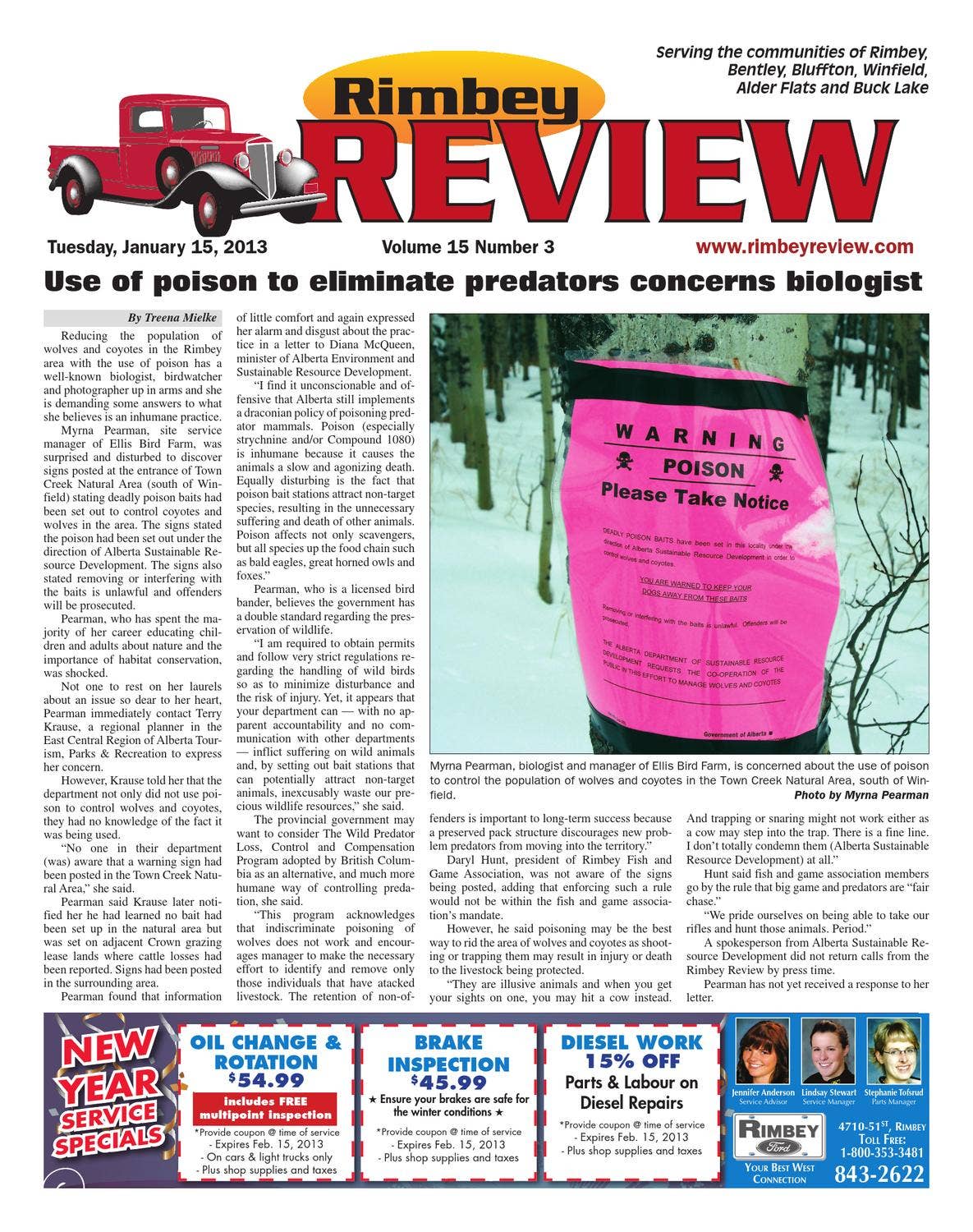 Rimbey Review, January 15, 2013 by Black Press Media Group - Issuu