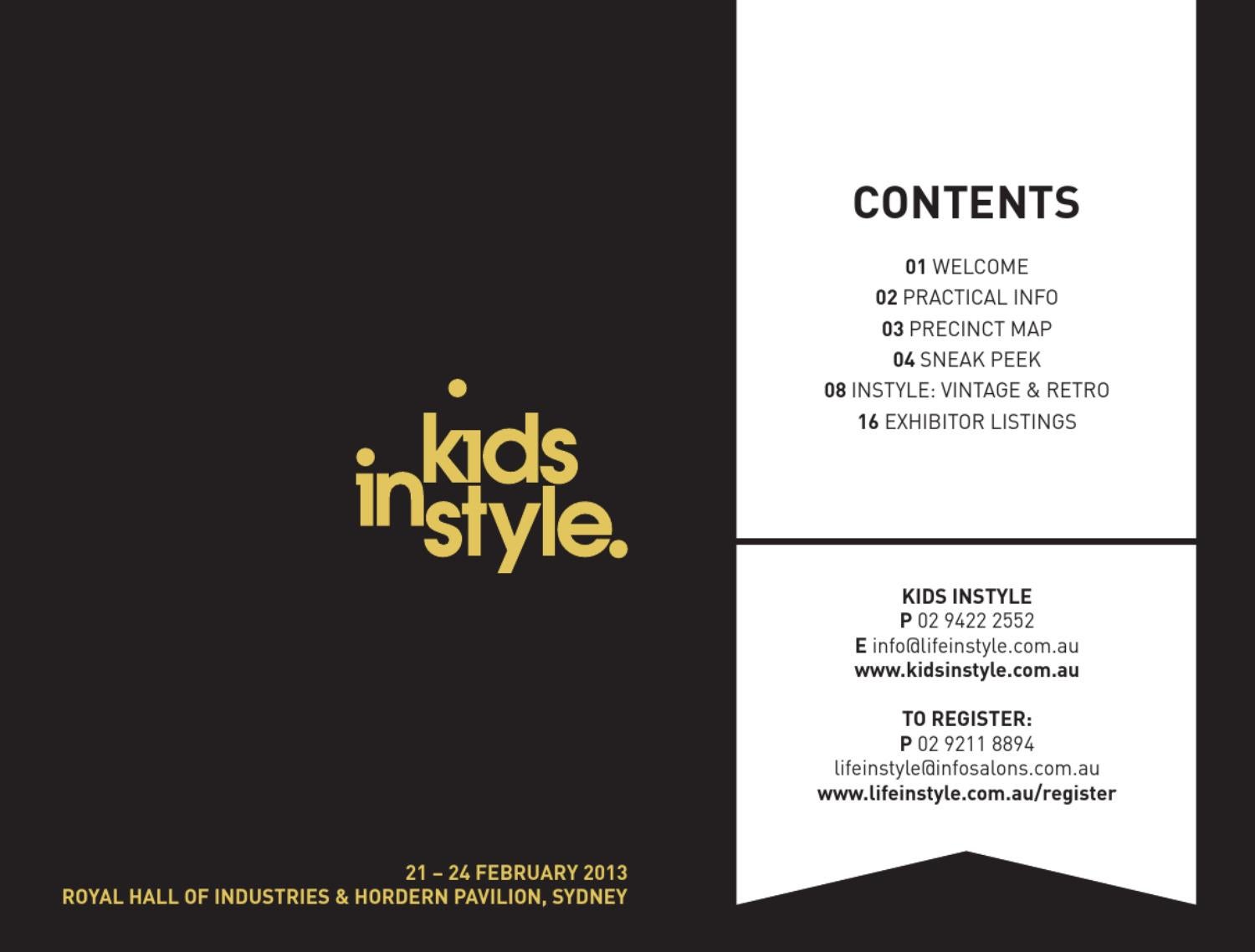 Kids Instyle Sydney 2013 Look Book by Life Instyle - Issuu