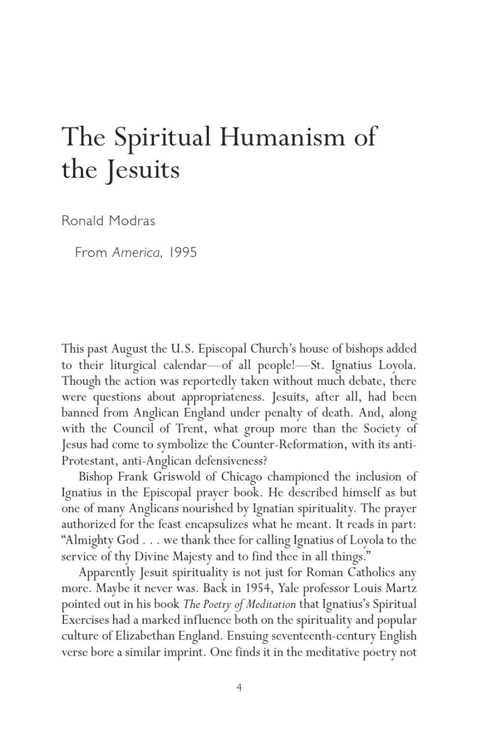 An Ignatian Spirituality Reader by Loyola Press - Issuu