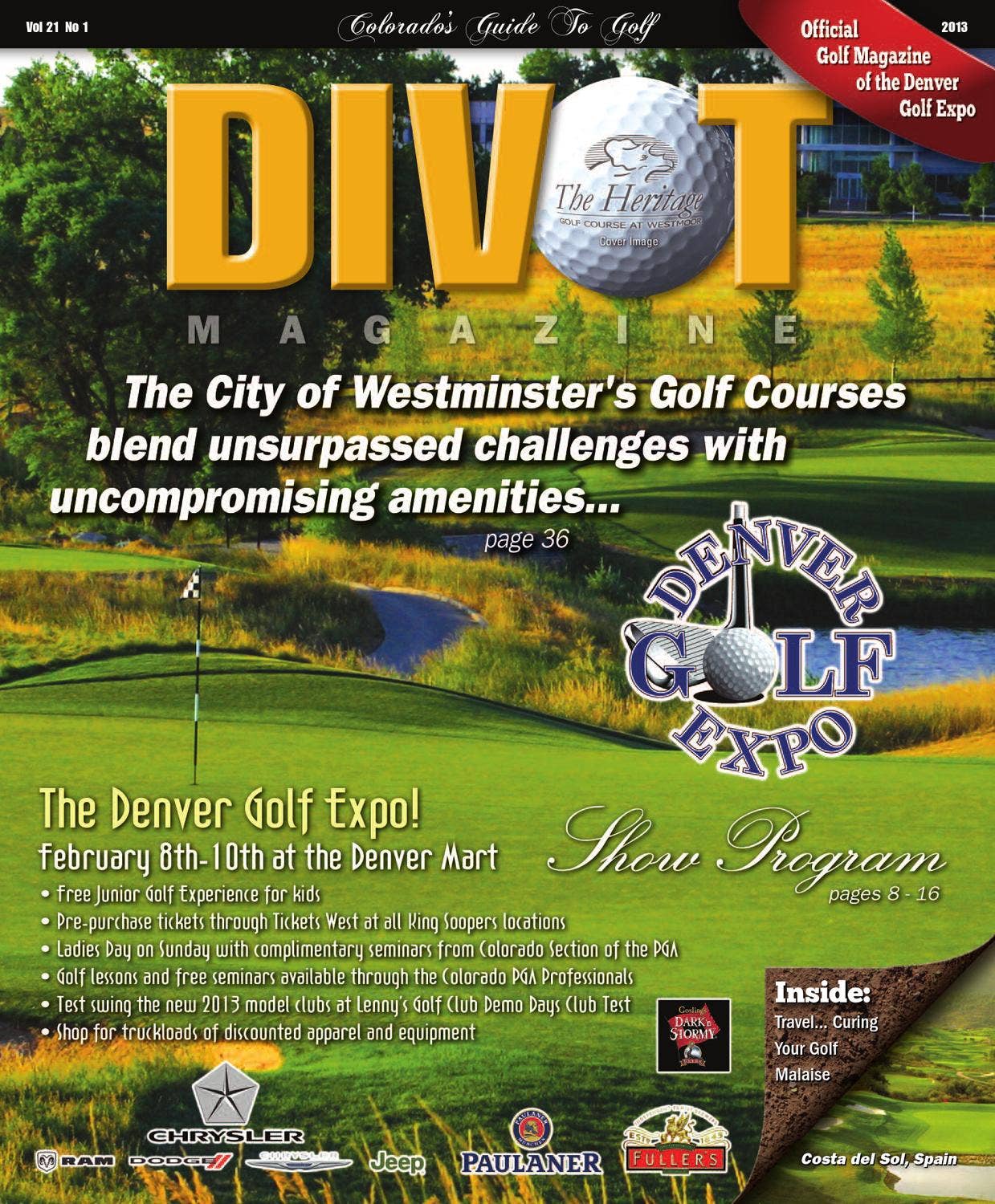 Divot Magazine Winter/Expo - 2013 by O'Keefe Publishing, Inc. - Issuu