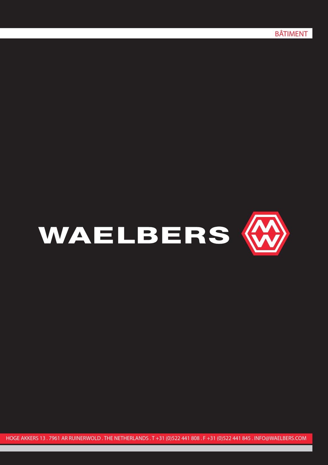 waelbers catalogue batiment by gerdingopmaak - Issuu