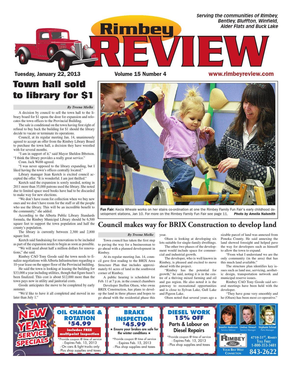 Rimbey Review, January 22, 2013 by Black Press Media Group - Issuu