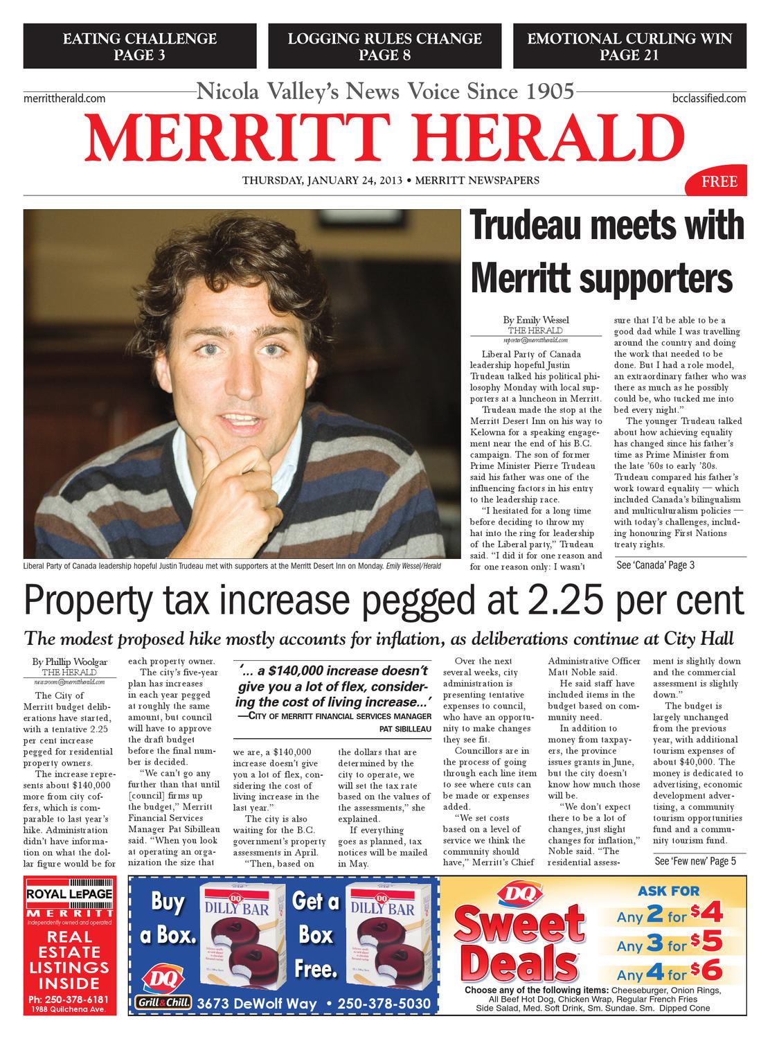 Merritt Herald, January 24, 2013 by Black Press Media Group - Issuu
