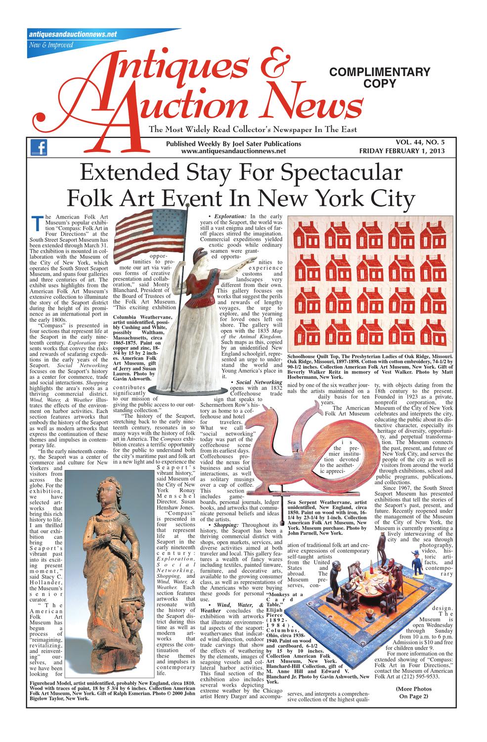 Antiques & Auction News 020113 by Antiques & Auction News - Issuu
