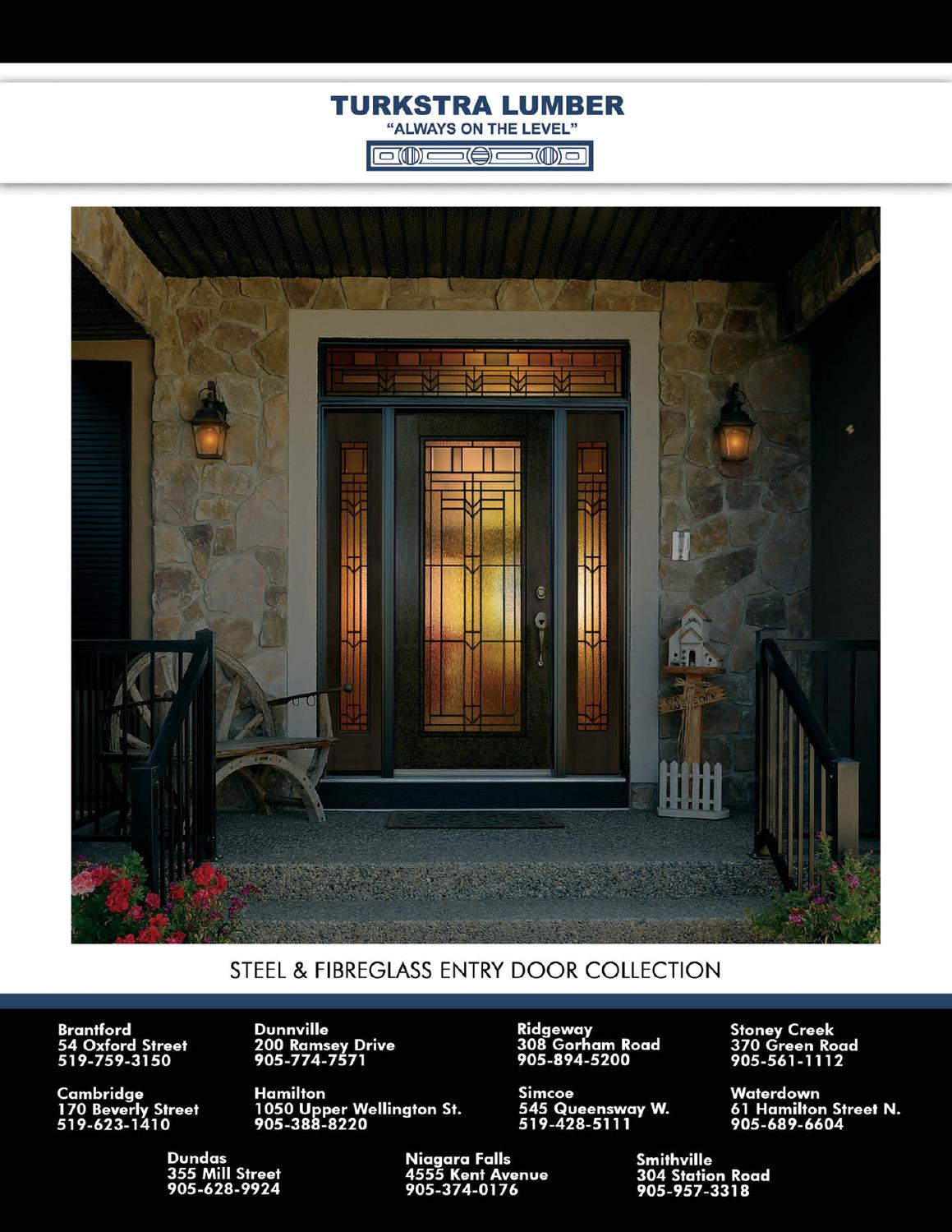Turkstra Lumber Entry Door Catalogue 2013 by BlueWater Business ...