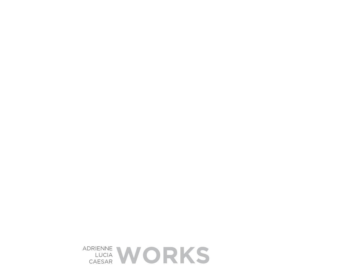 Work Samples by Adrienne Caesar - Issuu