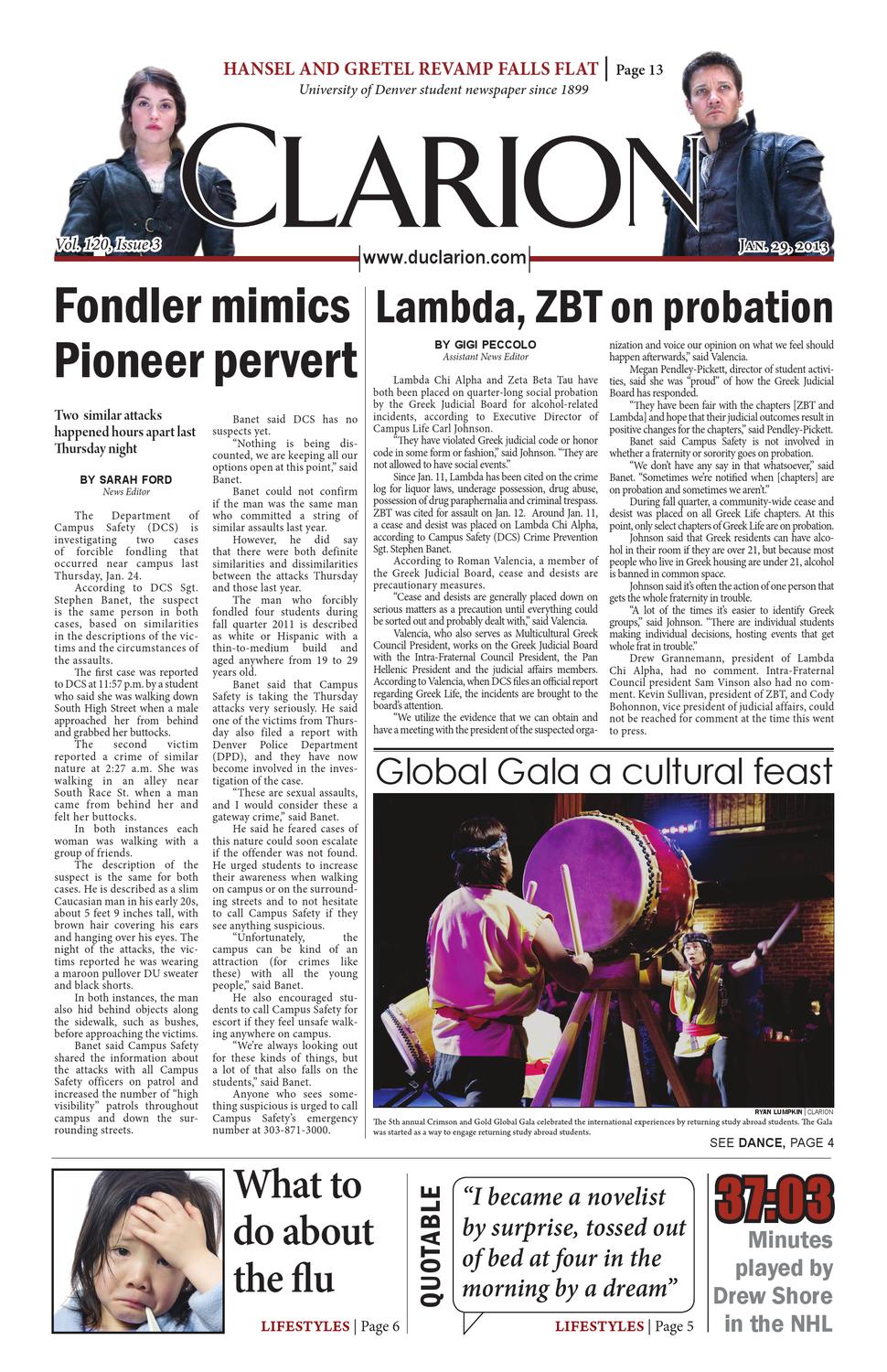 Clarion Volume 120 Issue 3 by The DU Clarion - Issuu