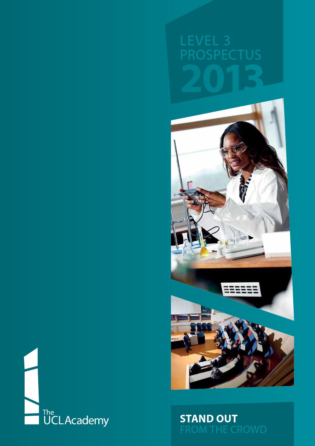 UCL Academy P16 Prospectus by Cleverbox UK Ltd - Issuu