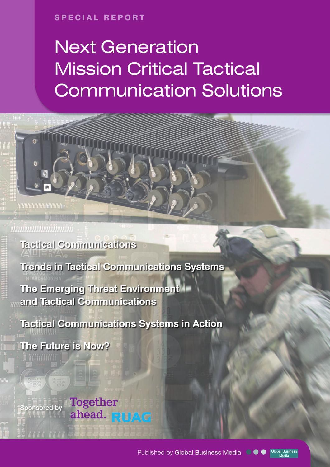 Special Report – Next Generation Mission Critical Tactical ...