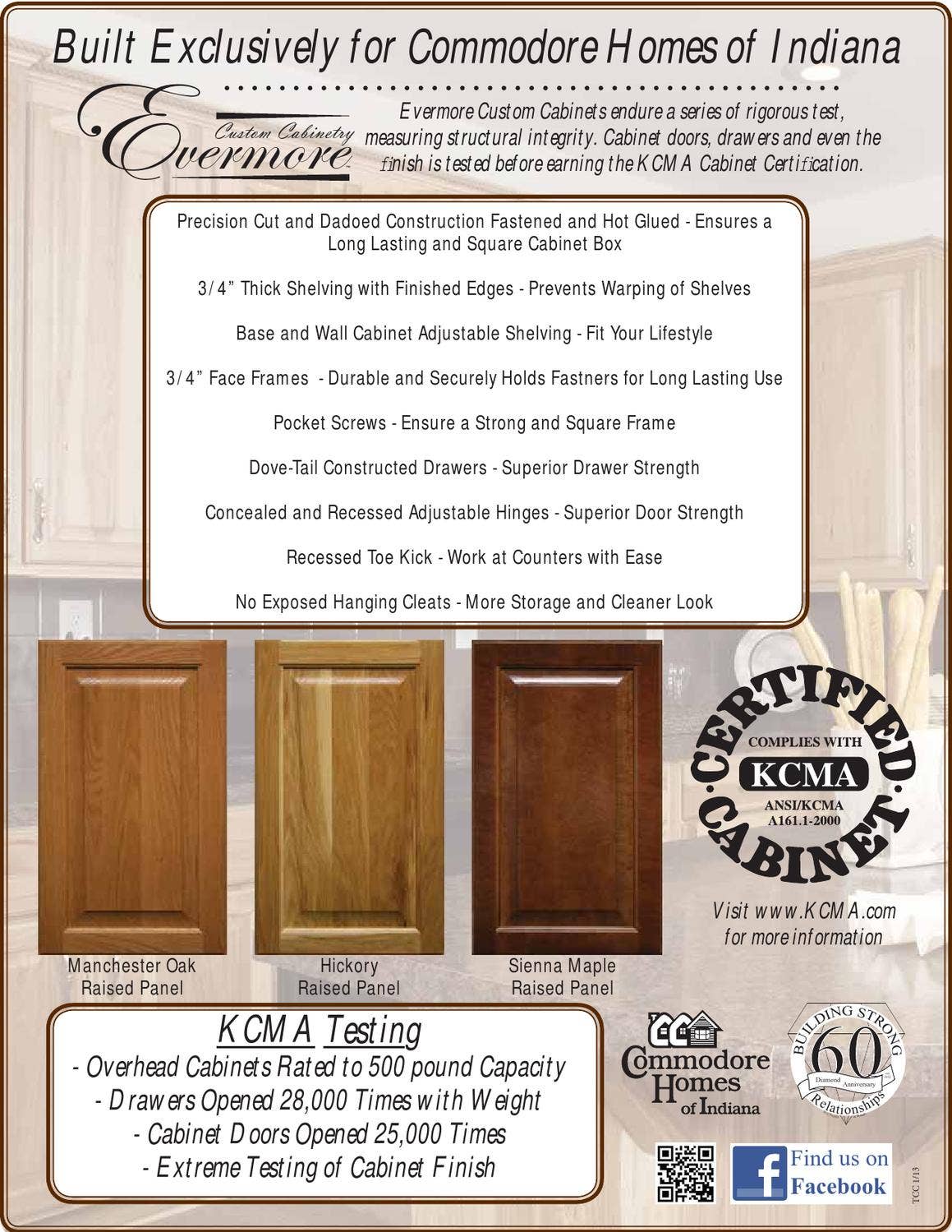 Evermore KCMA Cabinets by Commodore Homes, LLC - Issuu