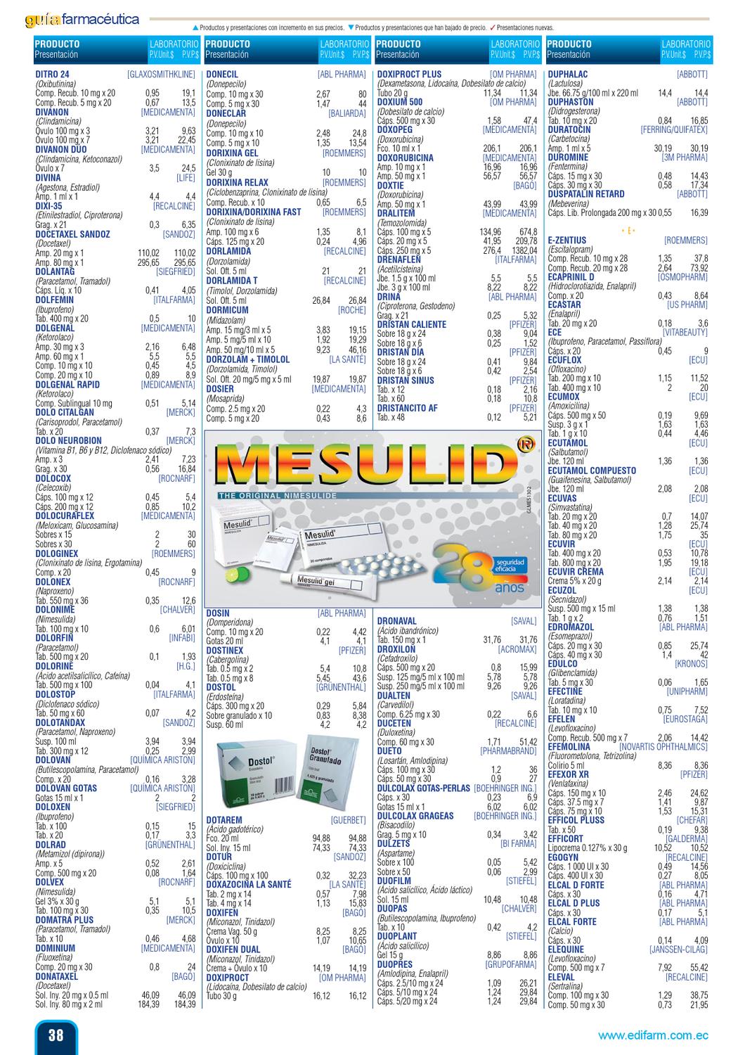 GUIA FARMACEUTICA N° 134 by Edifarm & Cía. - Issuu