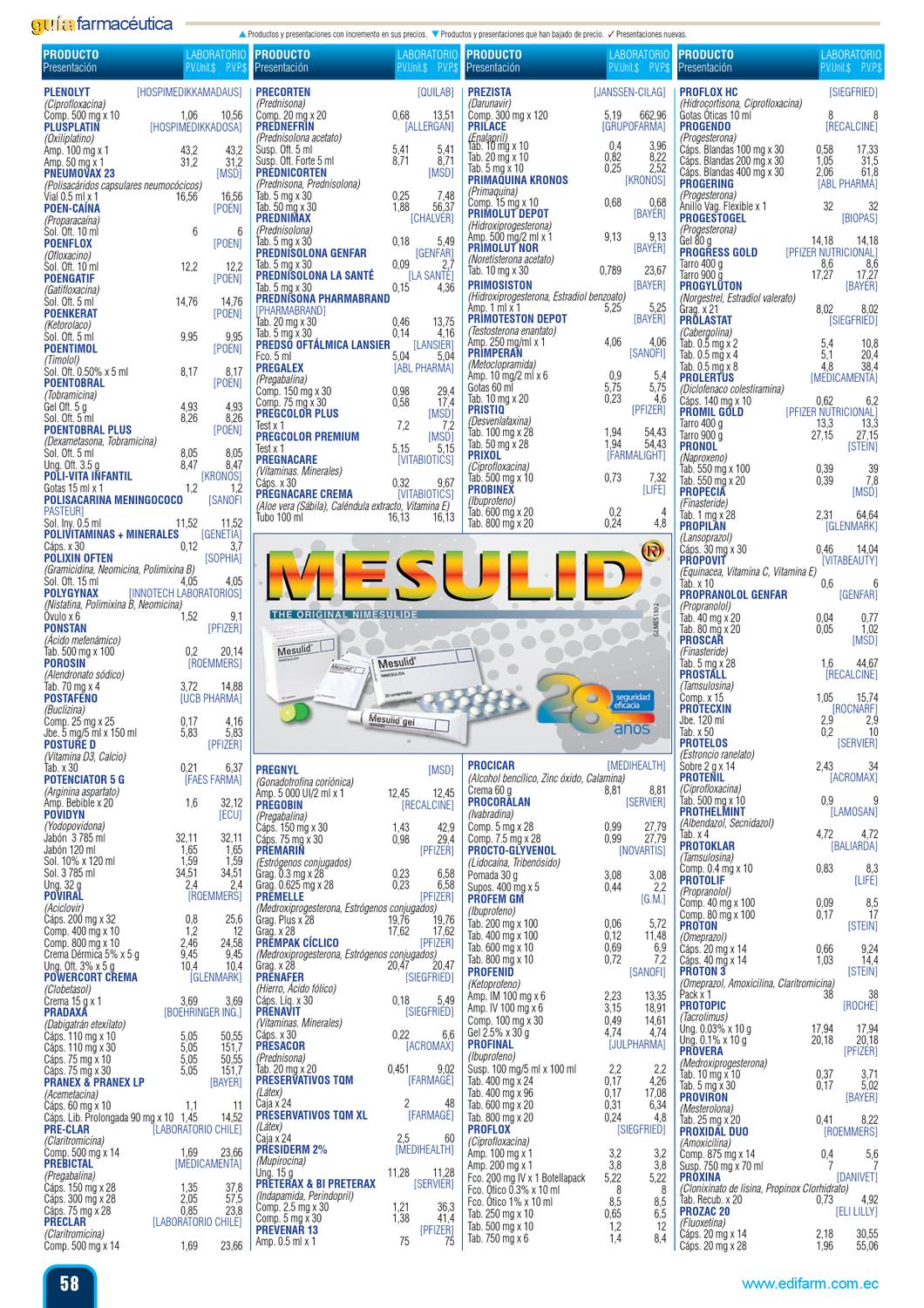 GUIA FARMACEUTICA N° 134 by Edifarm & Cía. - Issuu