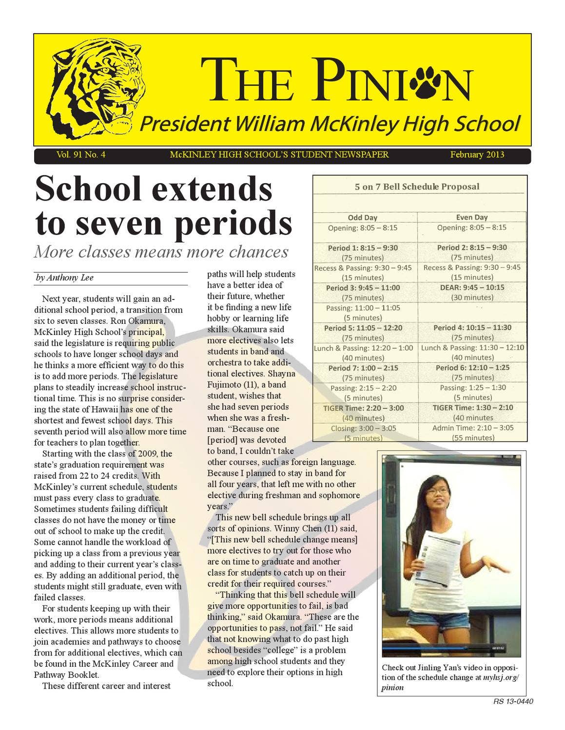The Pinion Vol. 91 No. 4 by The Pinion - McKinley High School - Issuu