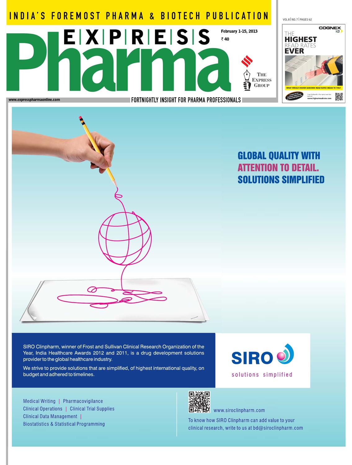 Express Pharma February 1-15, 2013 by Indian Express - Issuu