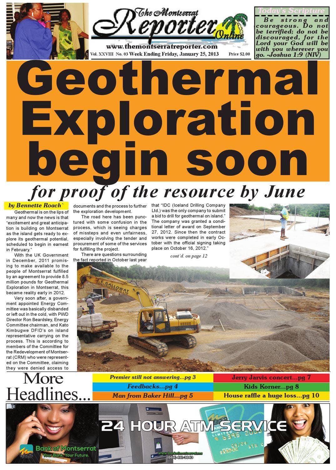 The Montserrat Reporter -January 25 2013 by The Montserrat Reporter - Issuu