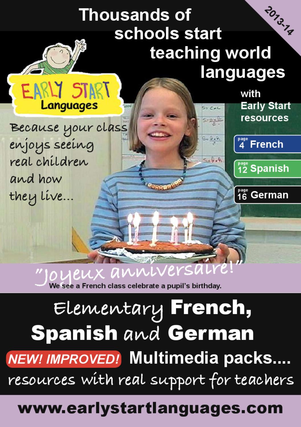 Early Start catalogue USA by Early Start Languages - Issuu