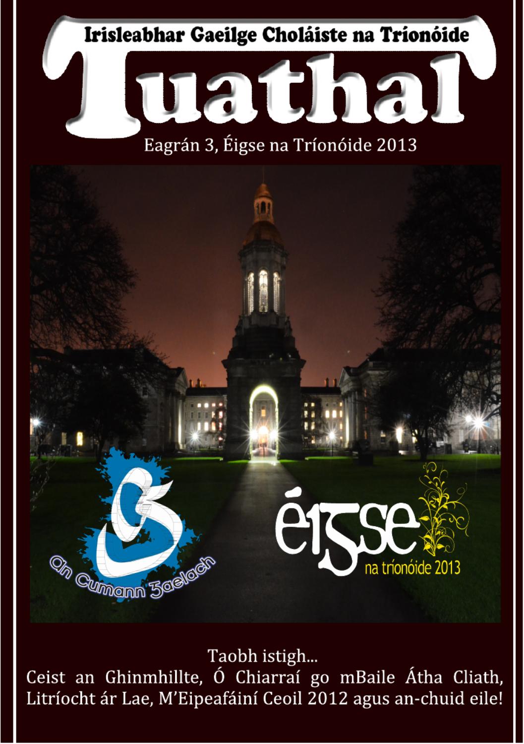 Tuathal: Éigse na Tríonóide 2013 by An Cumann Gaelach - Issuu