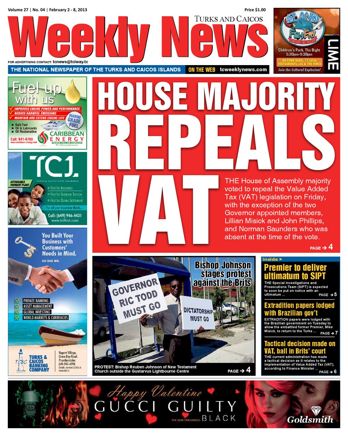 The Turks and Caicos Weekly News by TC Weekly News - Issuu