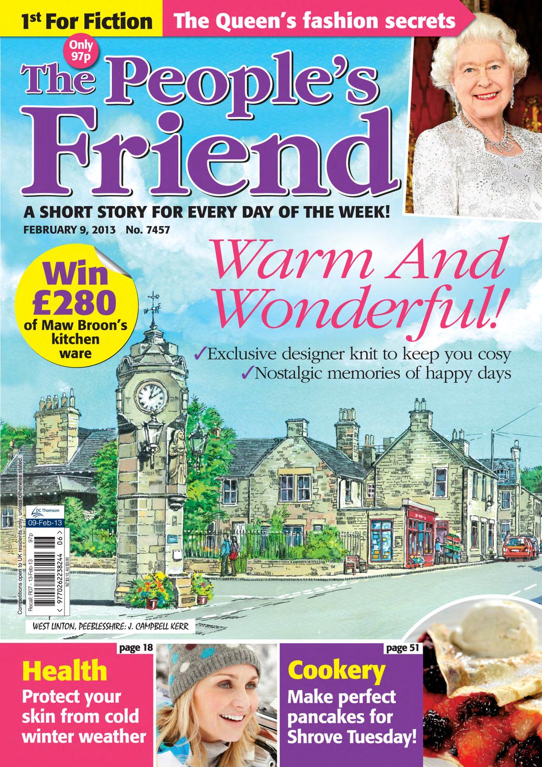The People's Friend Magazine web teaser Feb 9th 2013 by D C Thomson ...