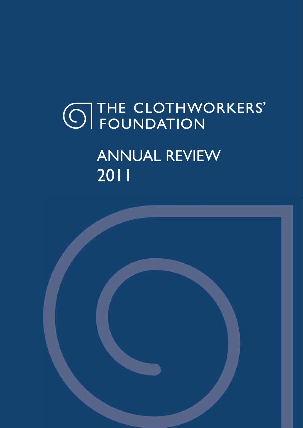 Clothworkers' Foundation Annual Review 2011 - 20-12 by The Clothworkers ...