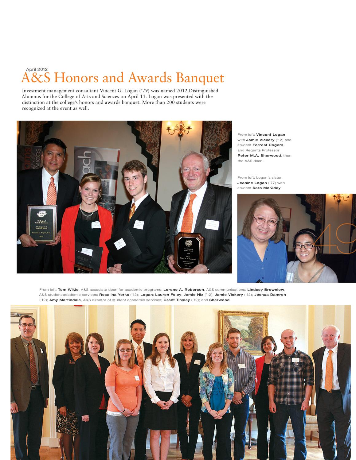 Oklahoma State University College of Arts and Sciences Magazine 2012 by ...