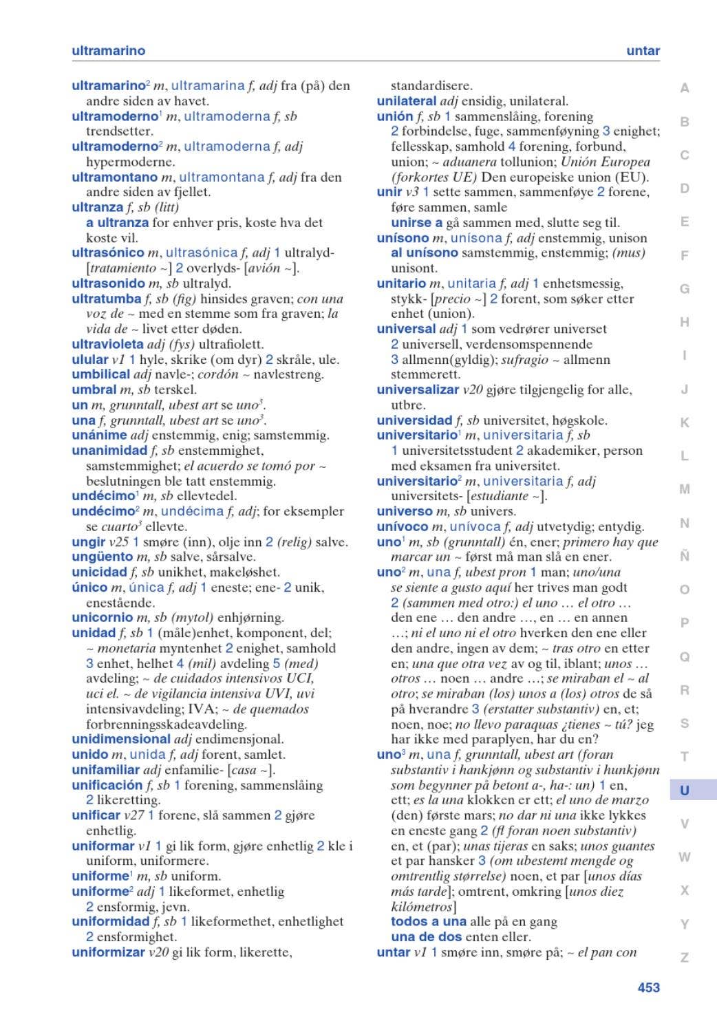 Spansk ordbok by Cappelen Damm - Issuu