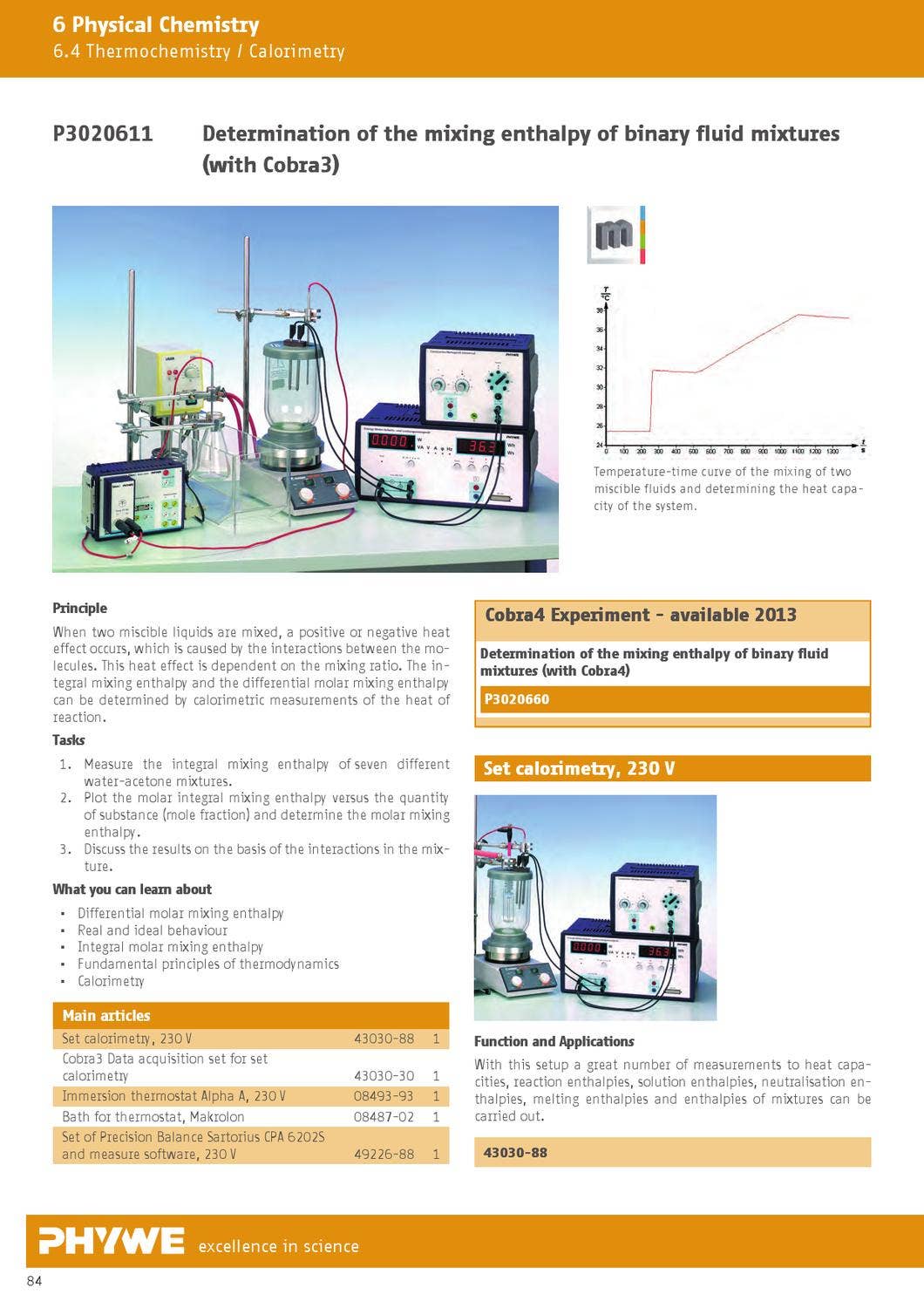 Laboratory Experiments Chemistry TESS Phywe by PHYWE Systeme GmbH & Co ...