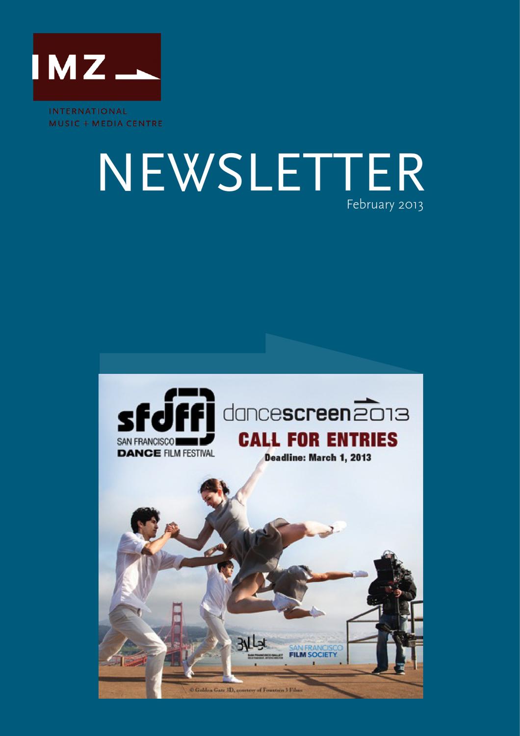 IMZ Newsletter February 2013 as PDF by IMZ International Music + Media ...