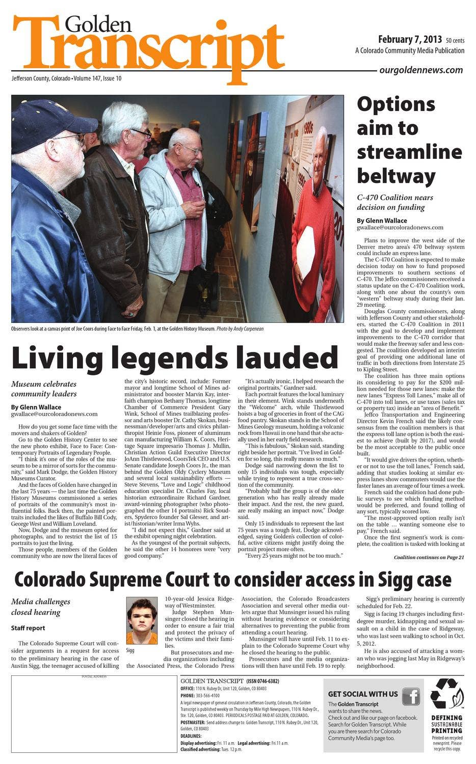 Golden Transcript 020713 by Colorado Community Media - Issuu