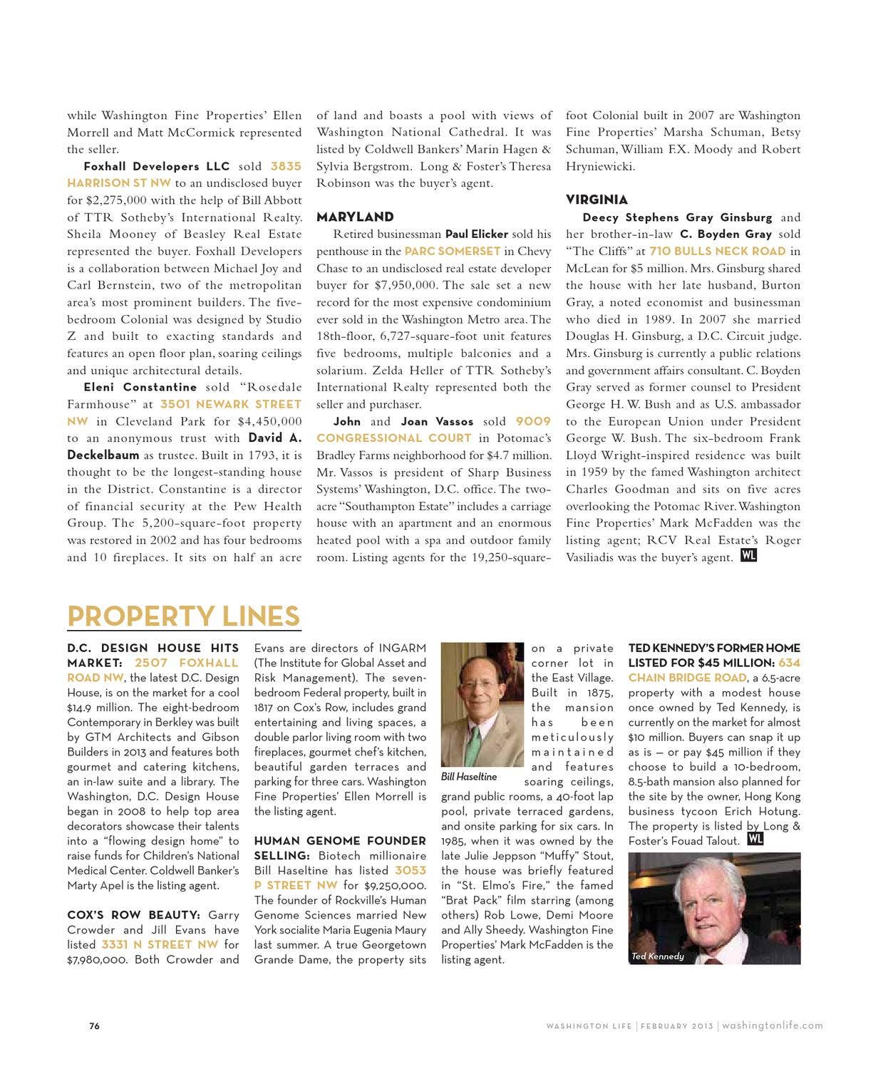 Washington Life Magazine - February 2013 by Washington Life Magazine ...