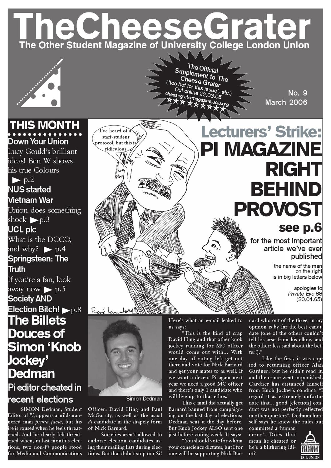 Cheese Grater Magazine - issue 9 by The Cheese Grater - Issuu