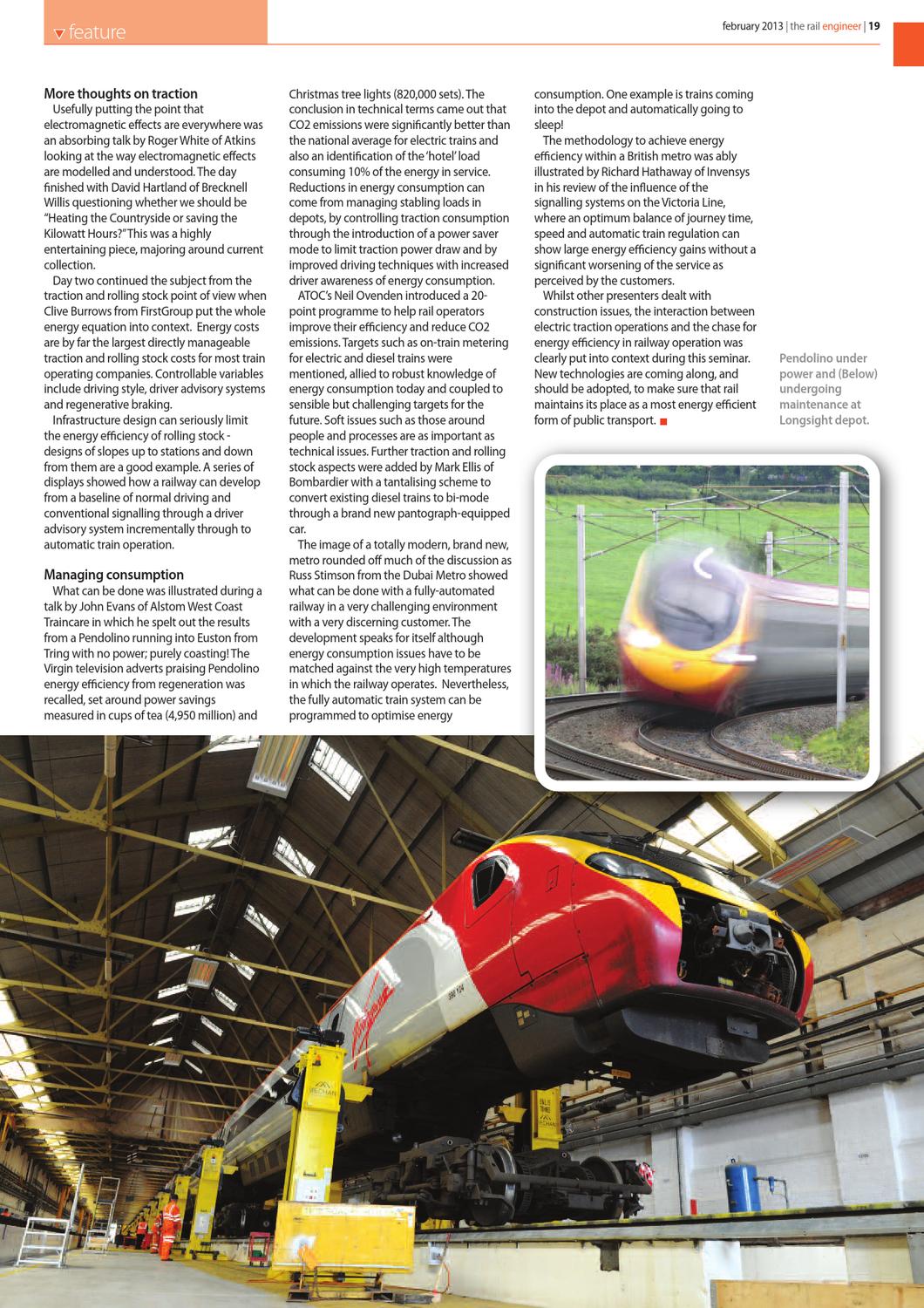 The Rail Engineer - Issue 100 - February 2013 by Rail Media - Issuu