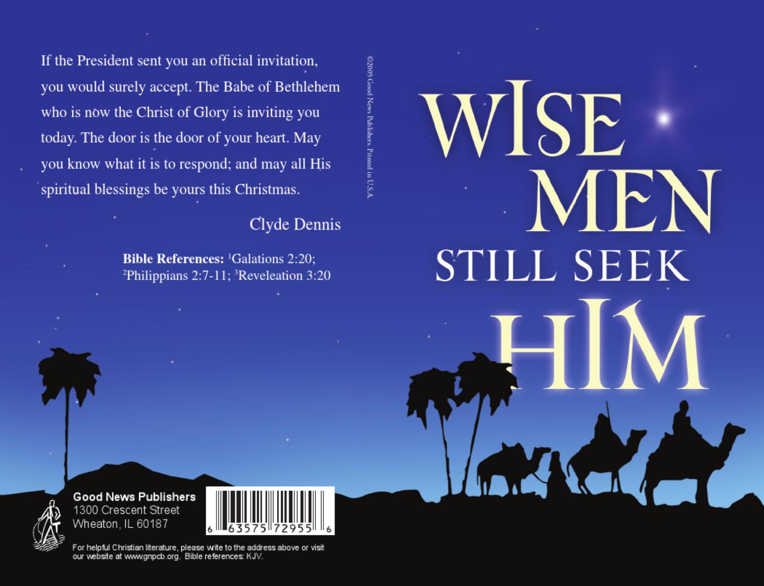 Wise Men Still Seek Him by Crossway - Issuu