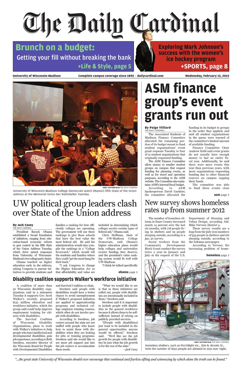 The Daily Cardinal by The Daily Cardinal - Issuu