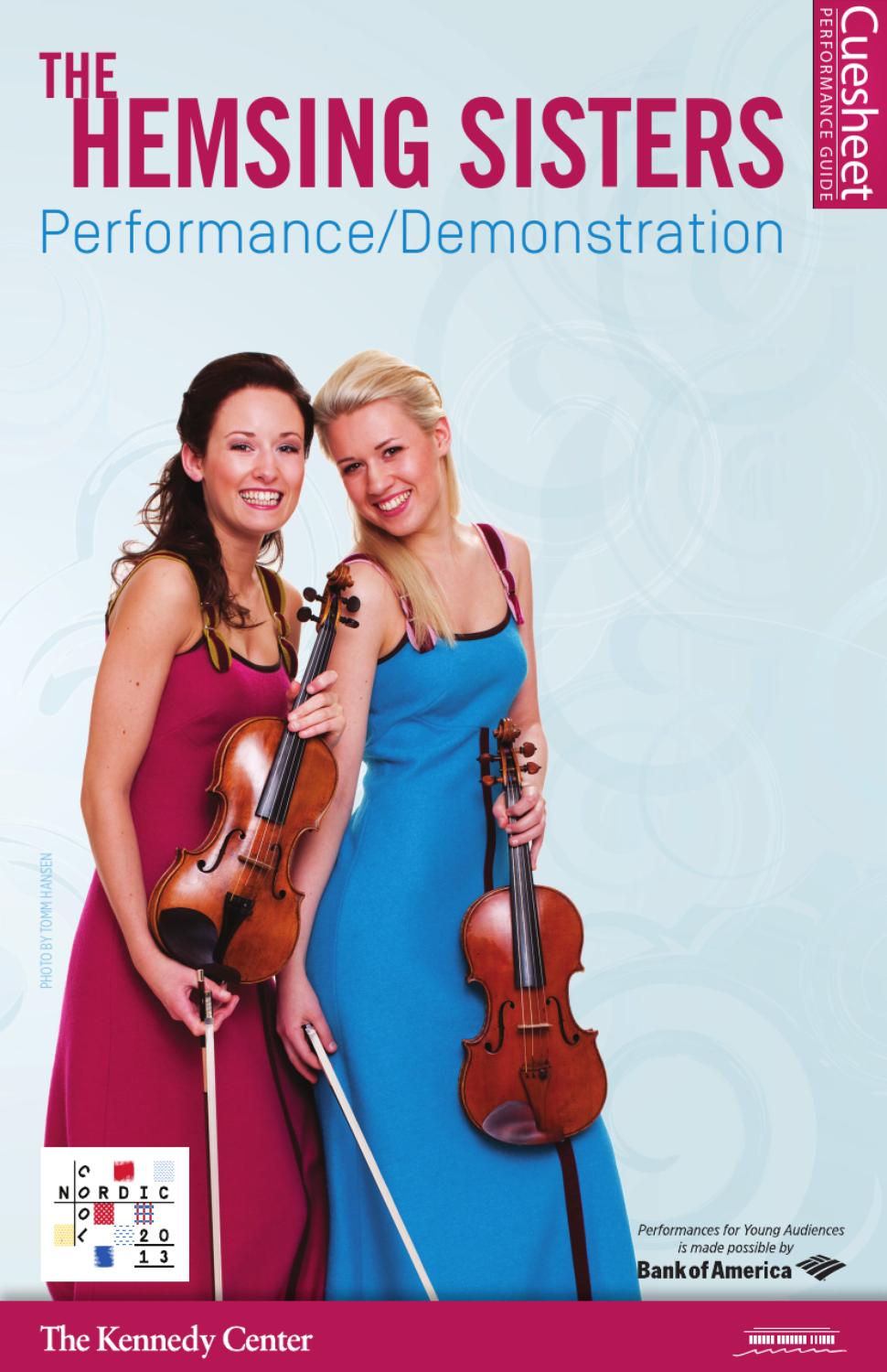 The Hemsing Sisters: A Performance and Demonstration by Kennedy Center ...