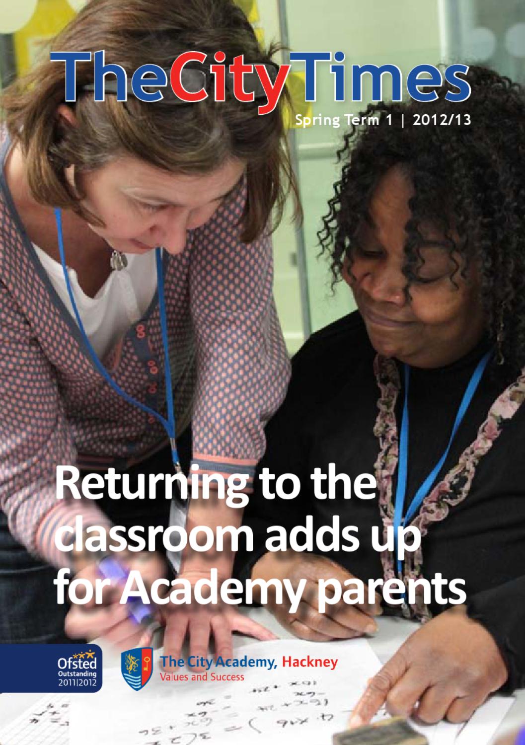The City Times Spring 1 2012 by The City Academy, Hackney - Issuu