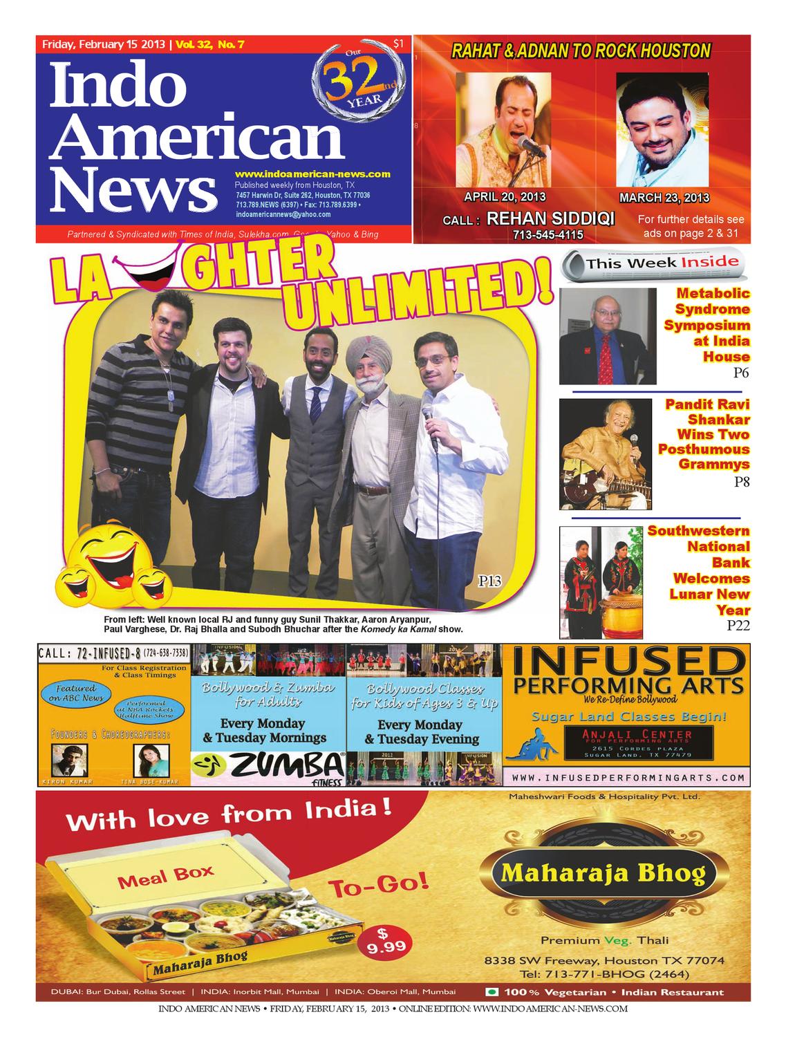 e-newspaper02152013 by Indo American News - Issuu