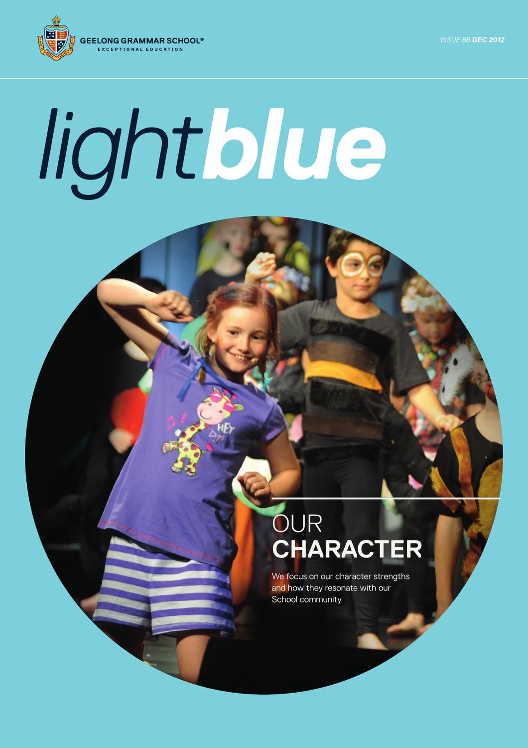 Light Blue December 2012 by Geelong Grammar School - Issuu