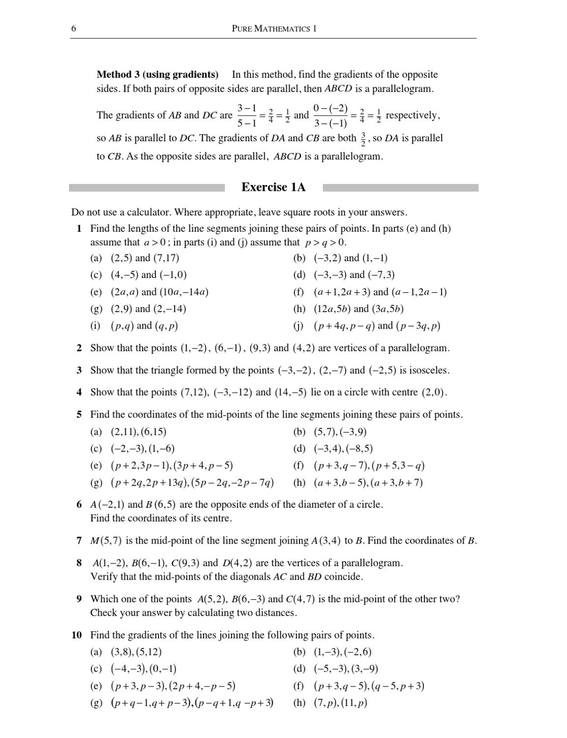 Advanced Level Mathematics: Pure Mathematics 1 by Cambridge University ...