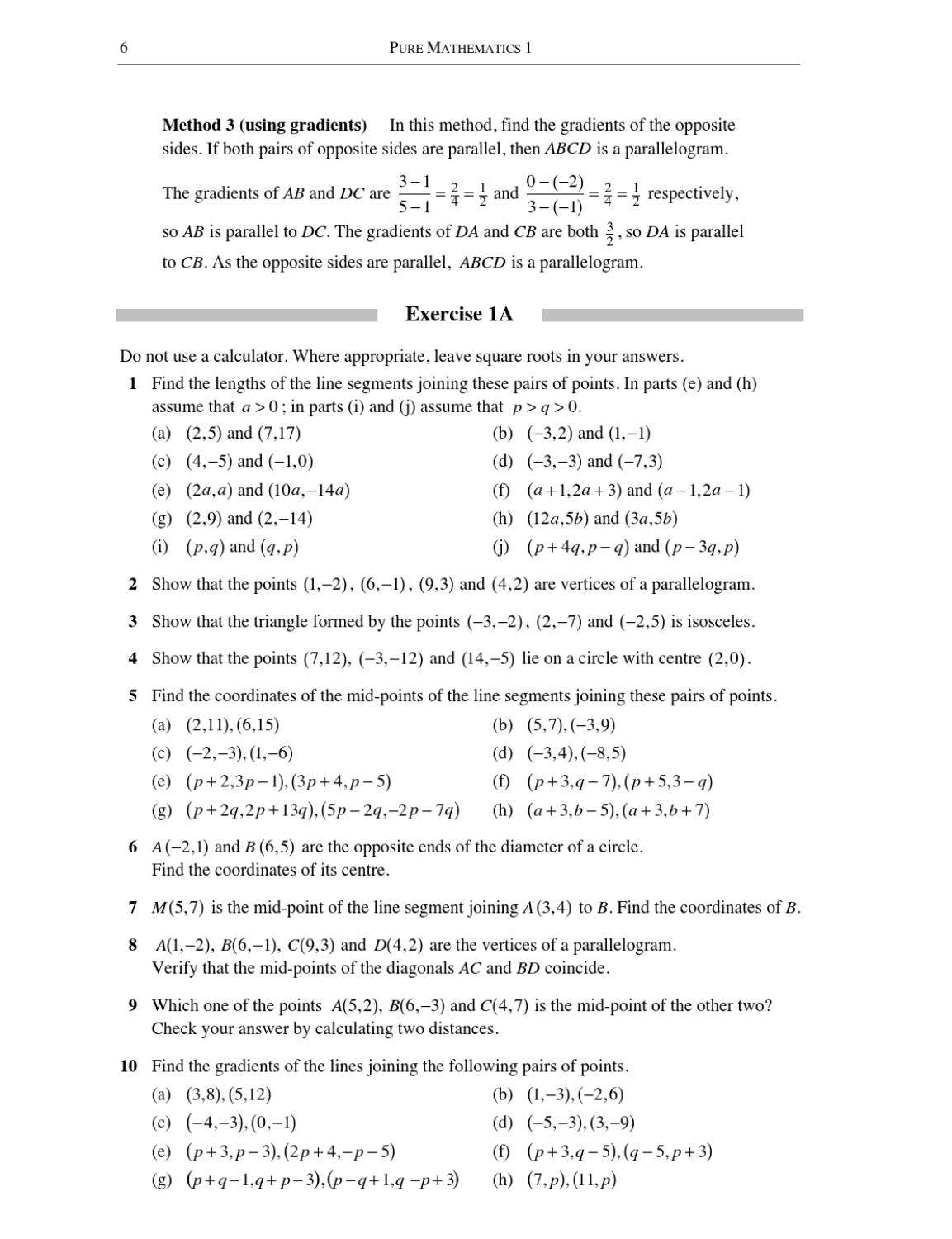 Advanced Level Mathematics: Pure Mathematics 1 by Cambridge ...