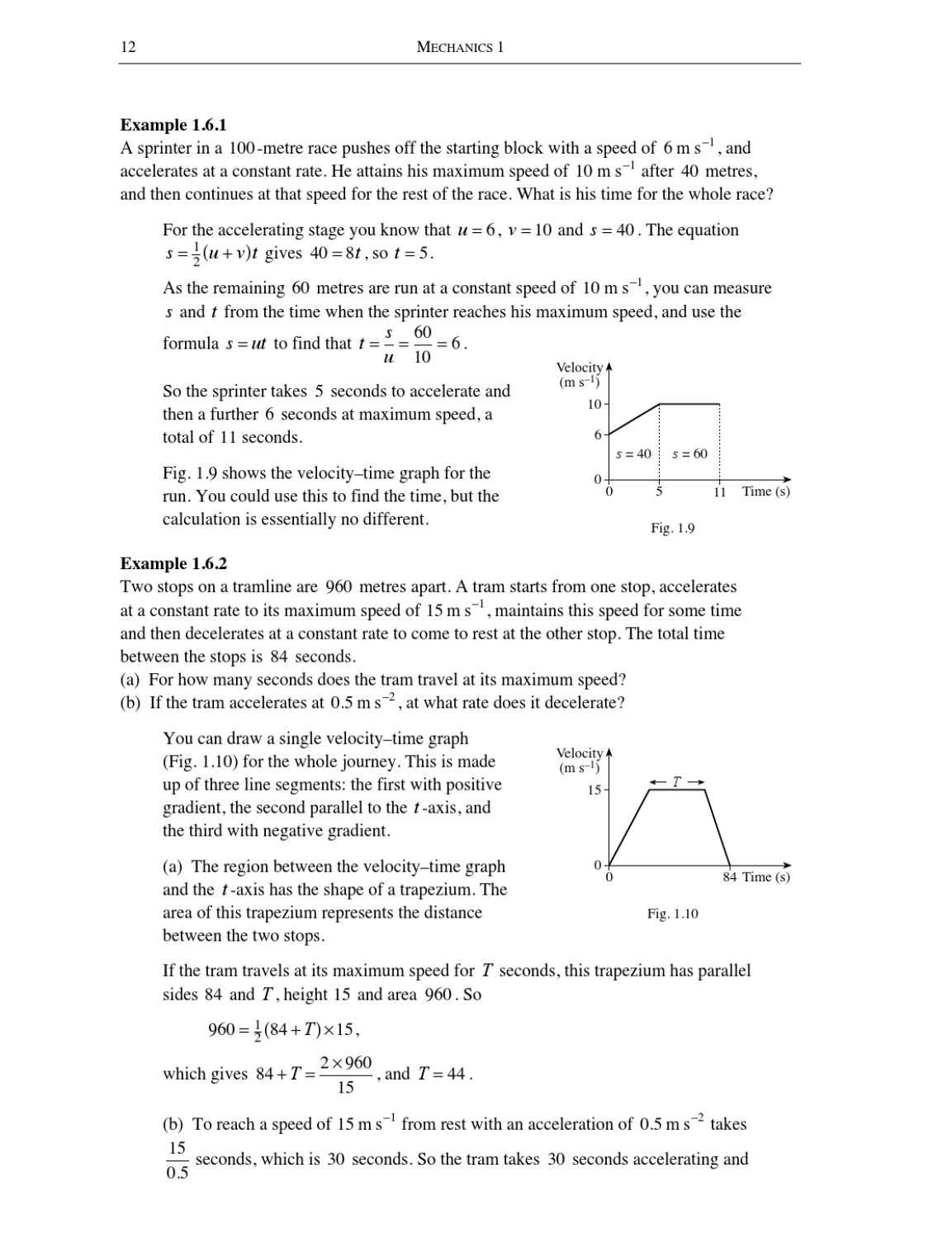 Advanced Level Mathematics: Mechanics 1 by Cambridge International ...