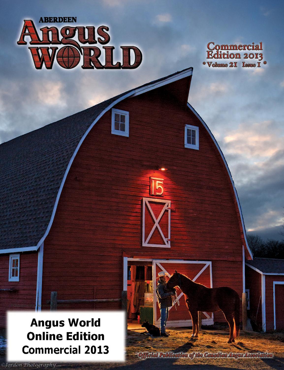 Angus World Commercial 2013 - Volume 21, Issue 1 by Everything Angus ...