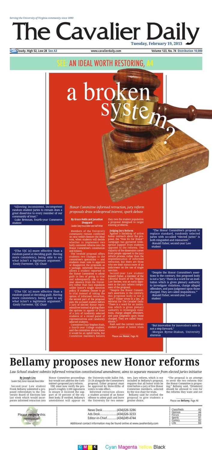 February 19, 2013 by The Cavalier Daily - Issuu