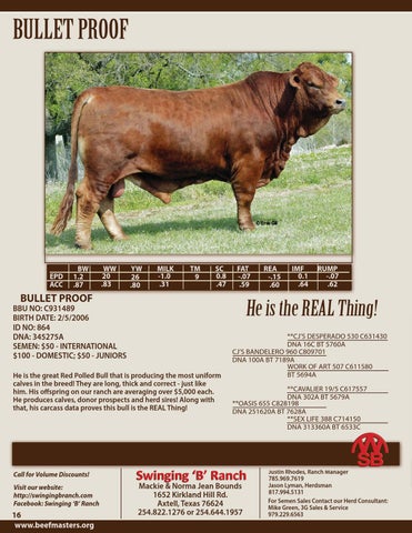 2013 International Semen & Embryo Directory by Beefmaster Breeders ...