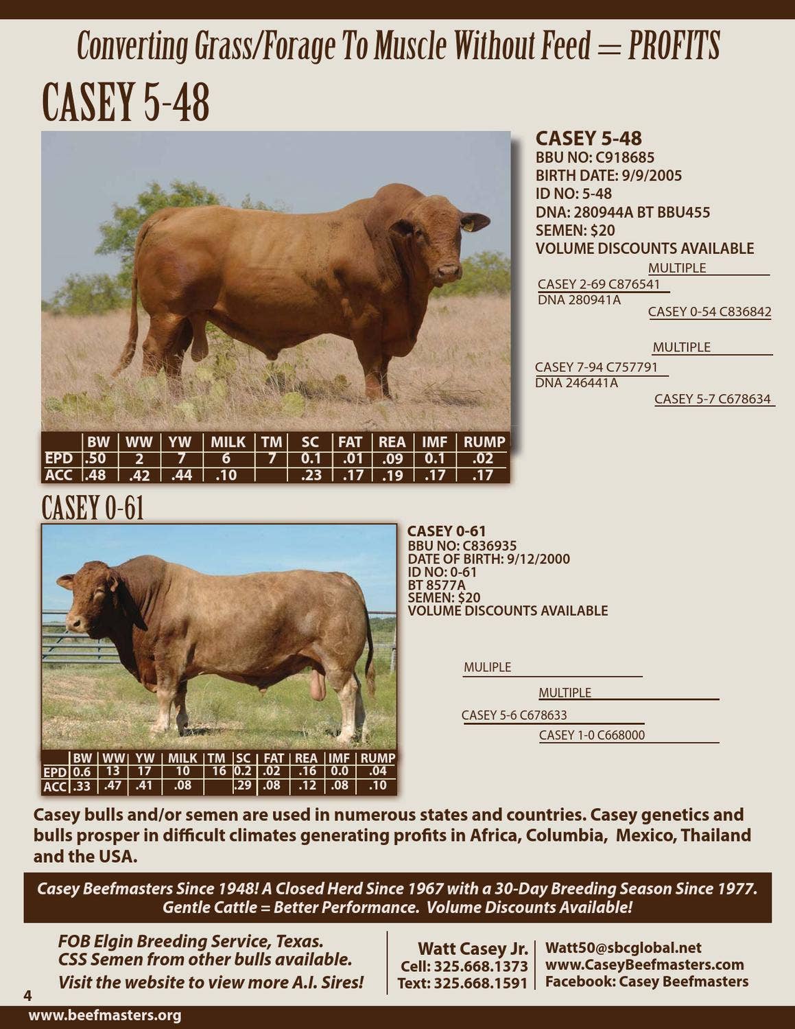 2013 International Semen & Embryo Directory by Beefmaster Breeders ...