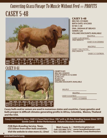 2013 International Semen & Embryo Directory by Beefmaster Breeders ...