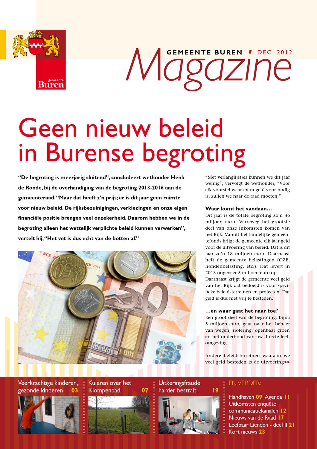 Gemeente Buren Magazine by Alette Keuken - Issuu