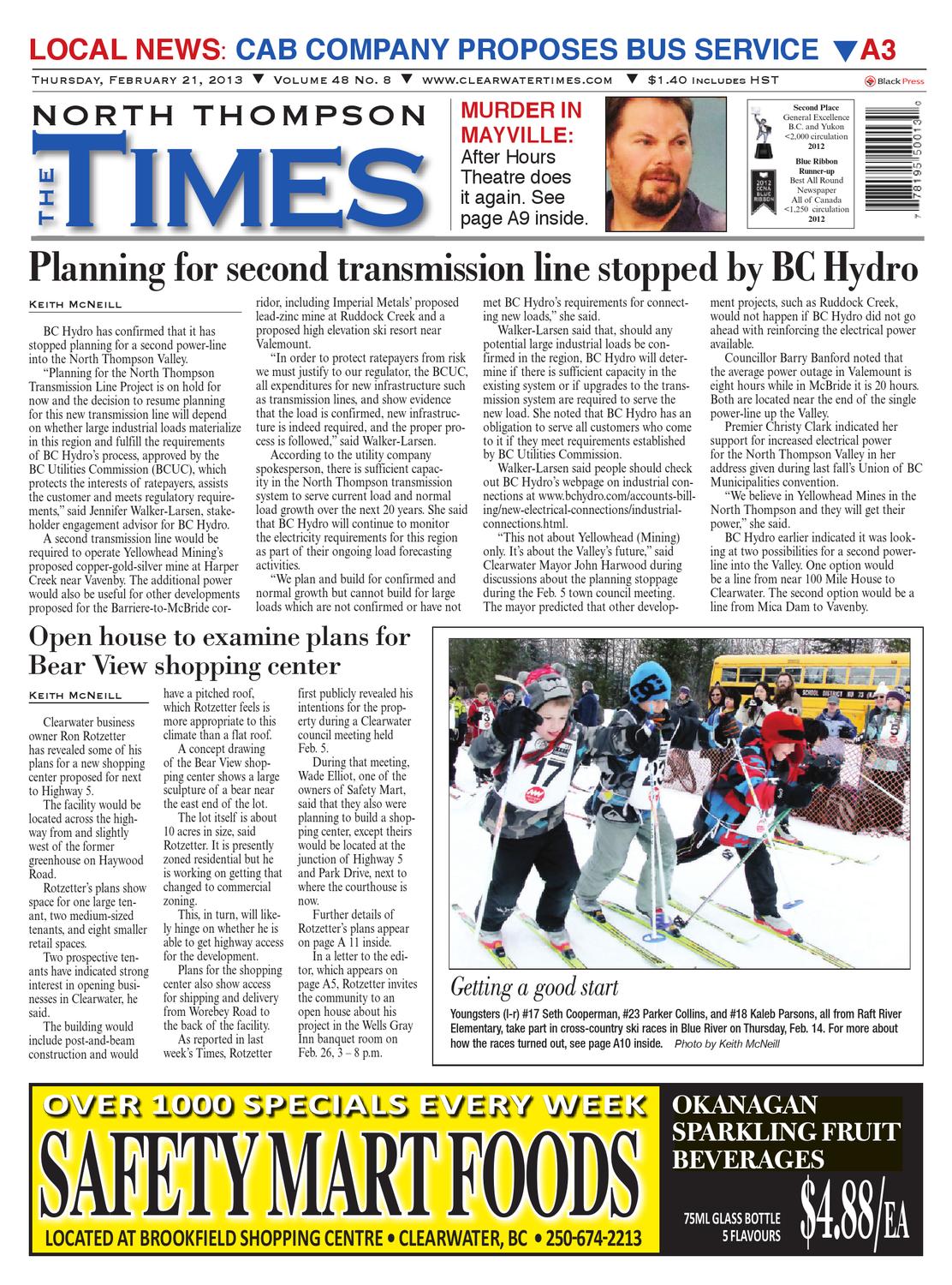 Clearwater Times, February 21, 2013 by Black Press Media Group - Issuu