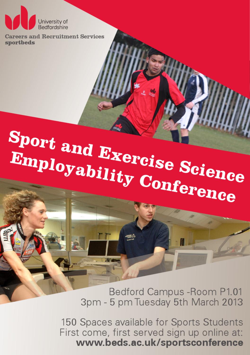 Sport and Exercise Science Employability Conference by University of ...