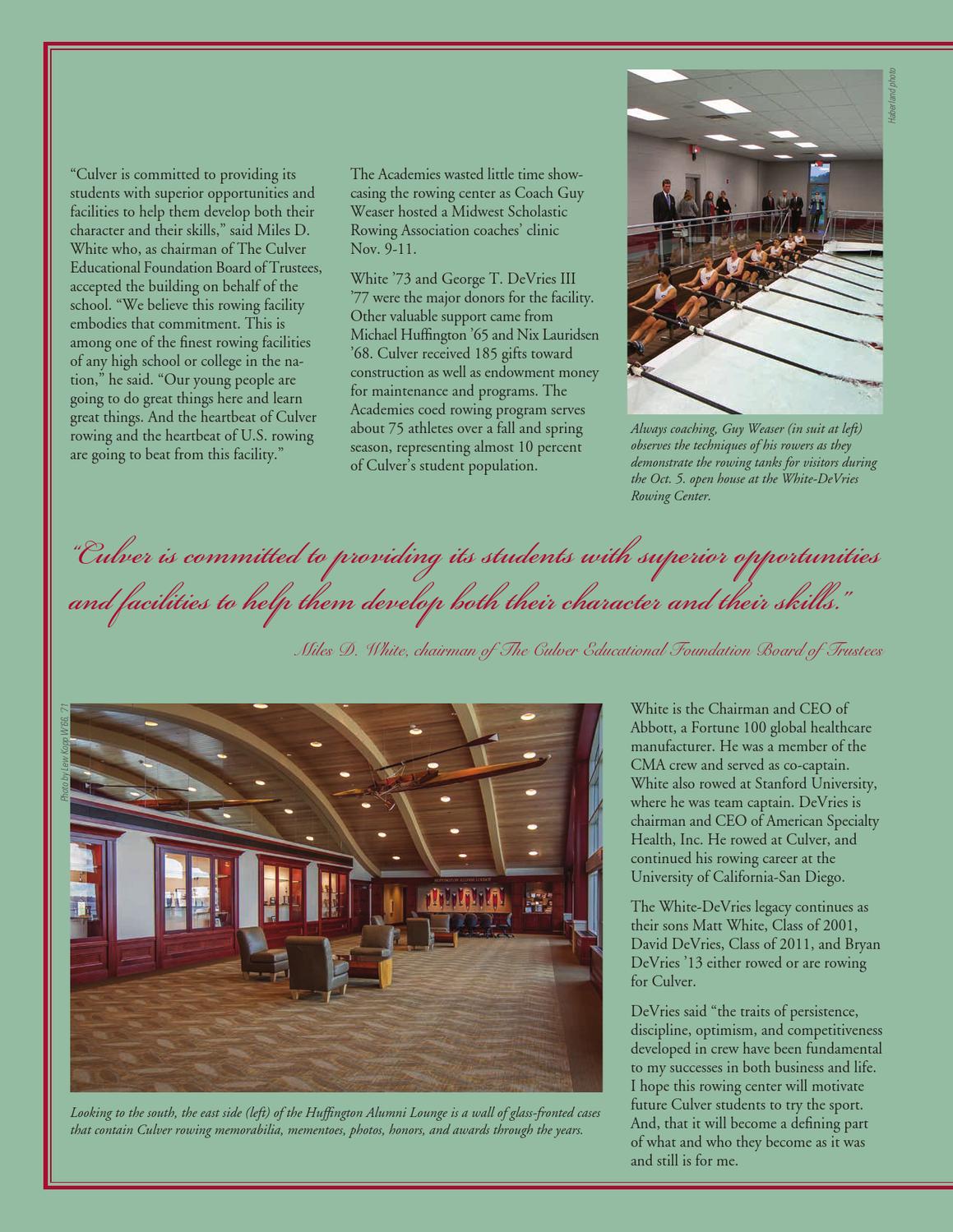 A-Mag, 2013 Winter by Culver Academies - Issuu